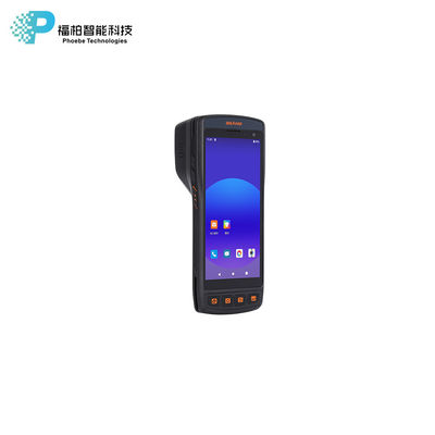 Handheld PDA 2D barcode scanner handheld terminal with 58mm label printer